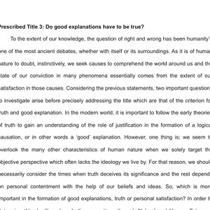 IB TOK Bundle: Essay + Presentation From May 2019 | Grade A - Etsy