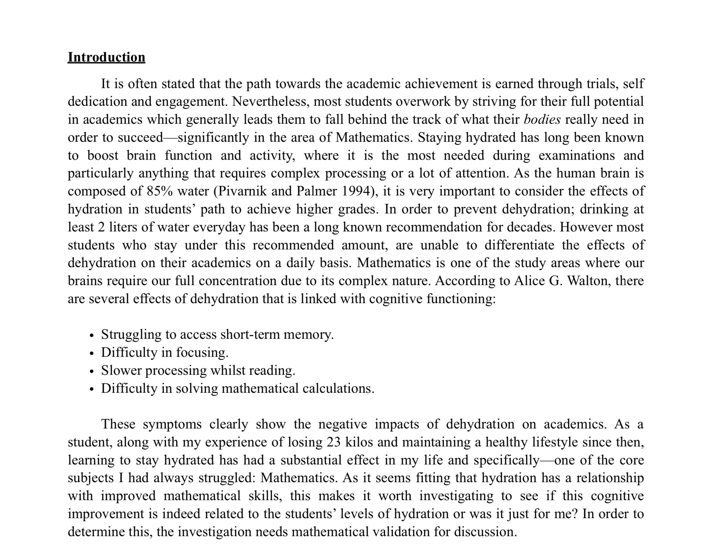 IB Maths Internal Assessment Sample - Etsy