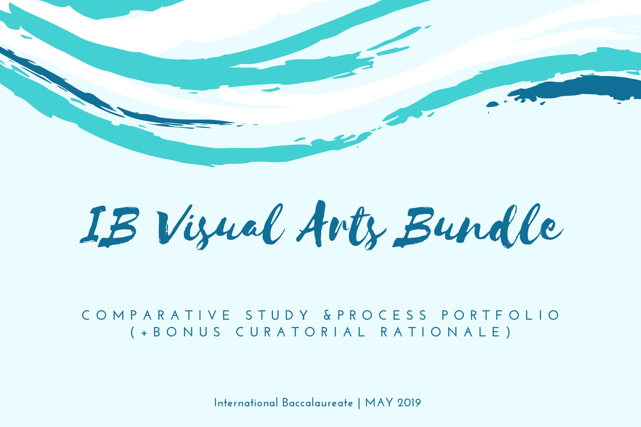 Excellent IB Visual Arts SL Bundle: Comparative Study + Process ...
