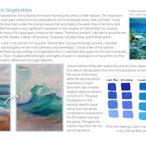 Excellent IB Visual Arts SL Portfolio Sample | 7 Awarded - Etsy