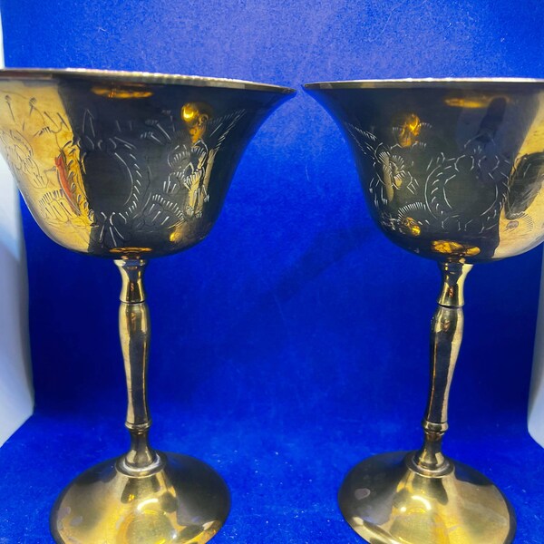 Gold Goblet - Etsy