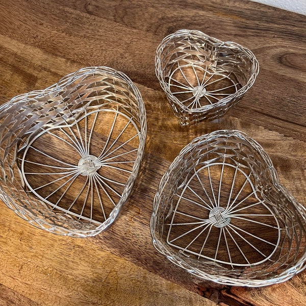 Wire Heart Basket - Etsy