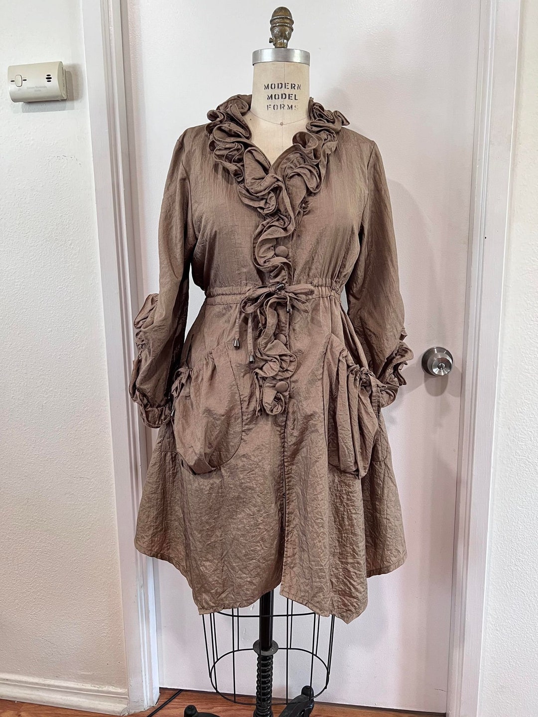 Romantic Vintage Pretty Angel Fashion Ruffle Dress Size L 052401 - Etsy