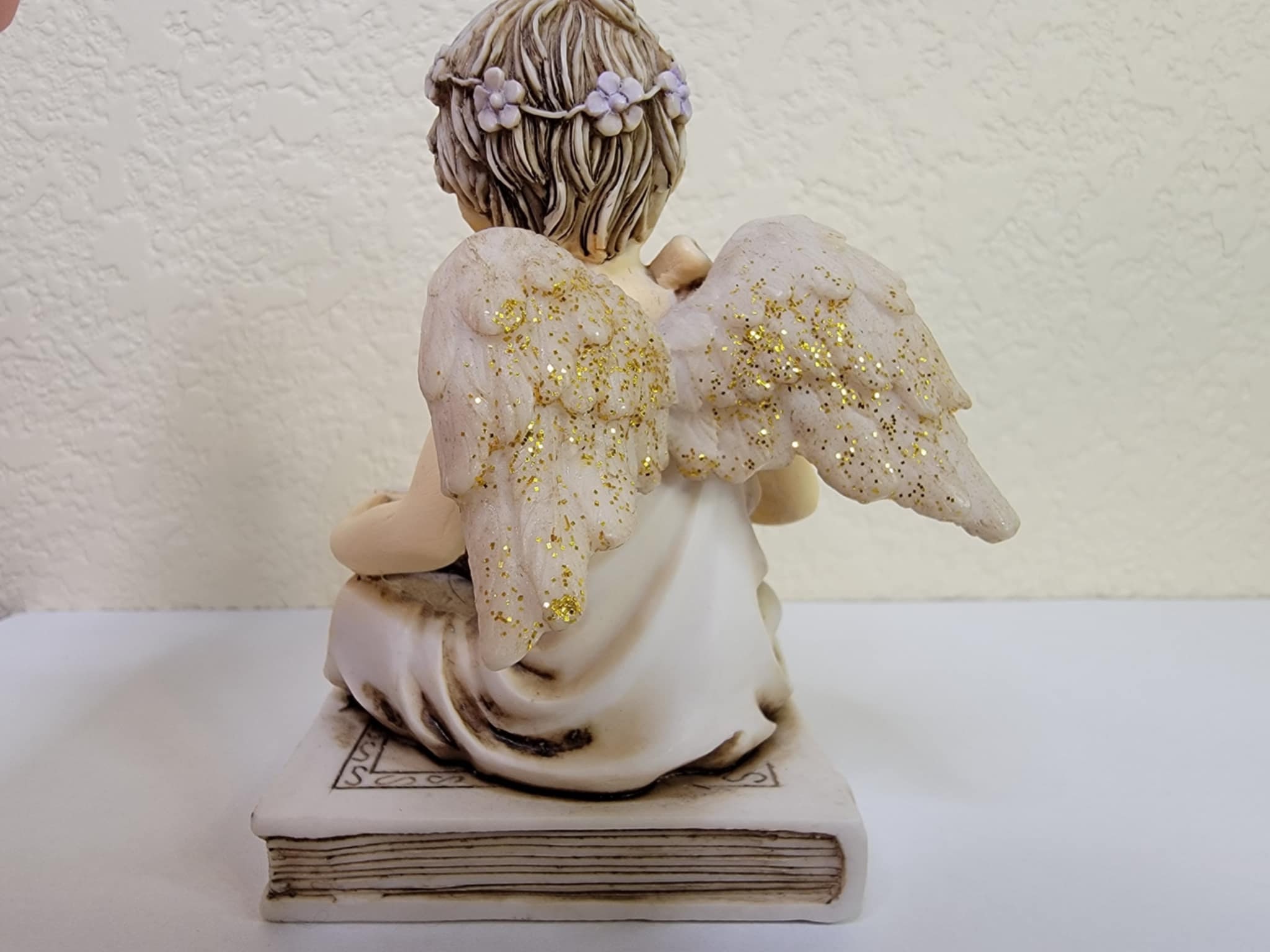 Little Children Angel Reading Book, Vintage Cherub 4'' - Etsy