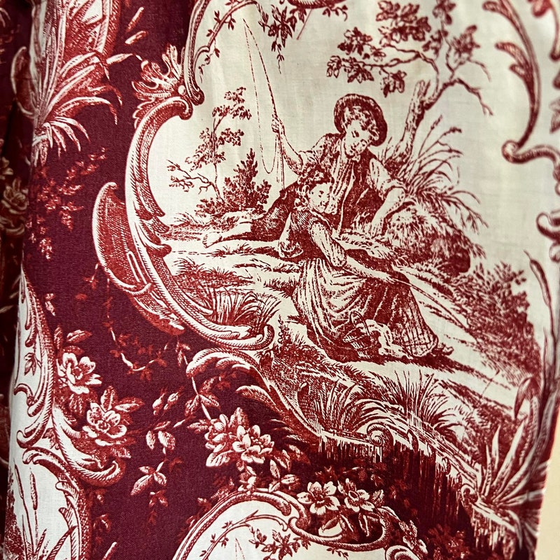 English Toile Fabric - Etsy