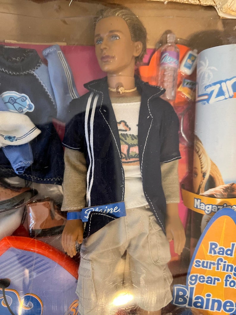 Vintage Mattel Barbie Cali Guy Blaine Ken Doll NRFB y California Girl ...