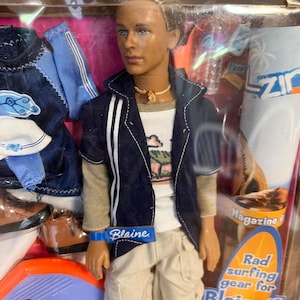 Vintage Mattel Barbie Cali Guy Blaine Ken Doll NRFB y California Girl ...