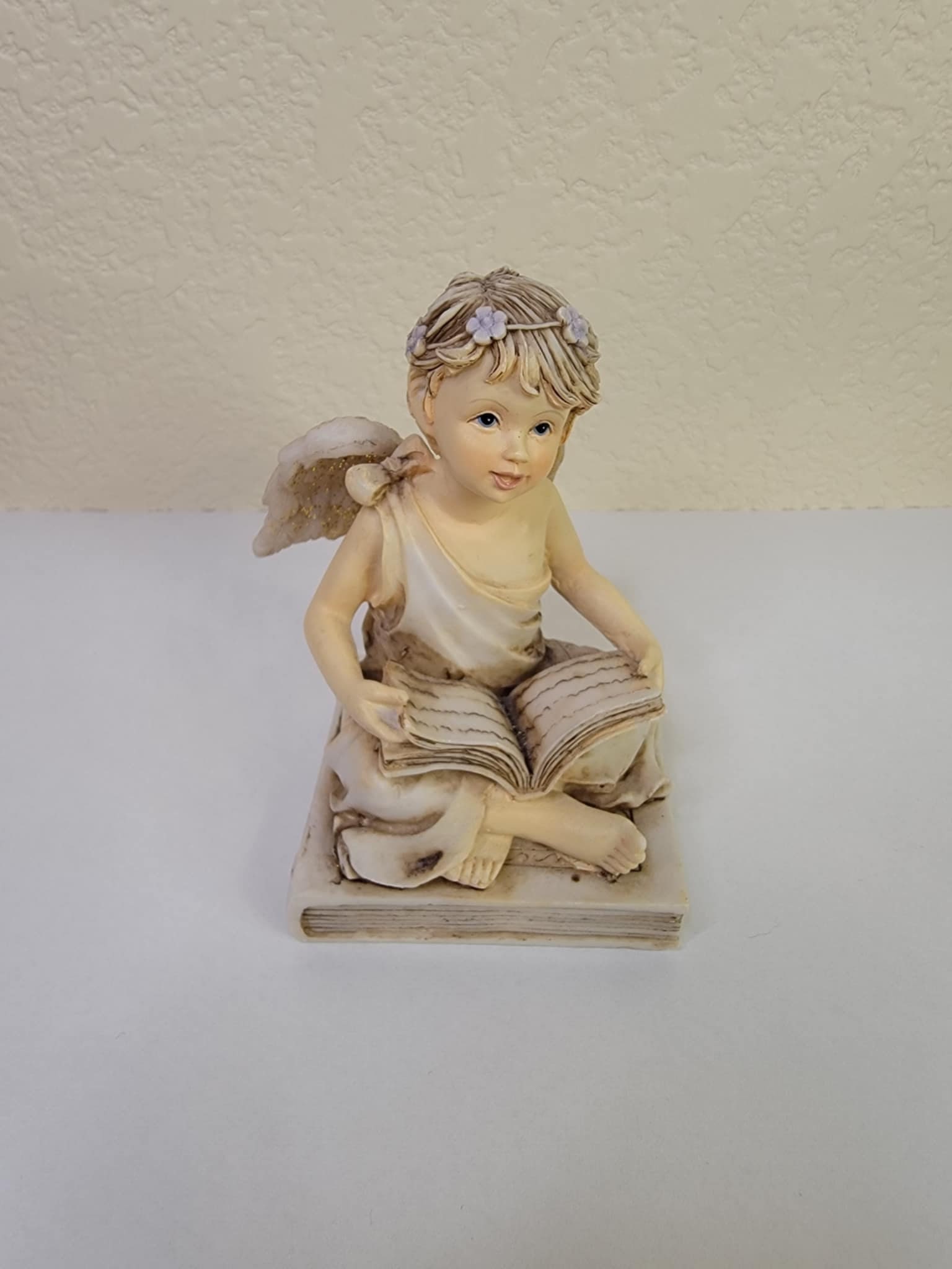 Little Children Angel Reading Book, Vintage Cherub 4'' - Etsy