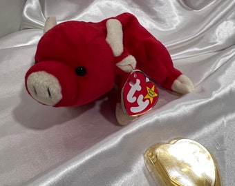 Ty Beanie Baby Snort the Bull Plush Toy rare 4002 Date of Birth 5/15 ...