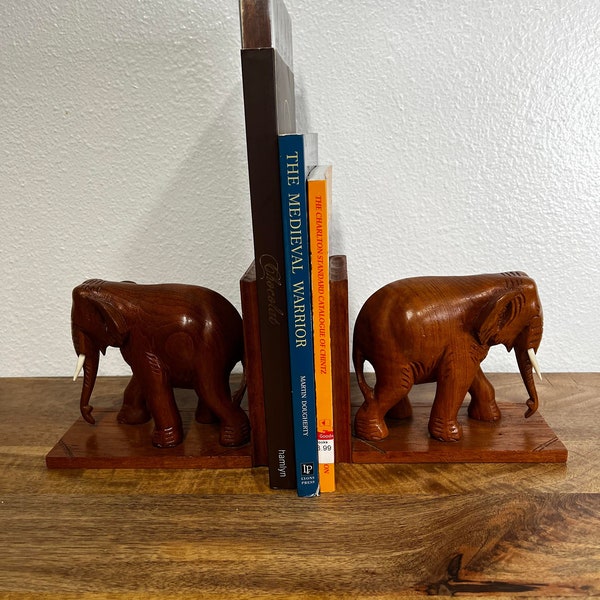 Elephant Bookends - Etsy