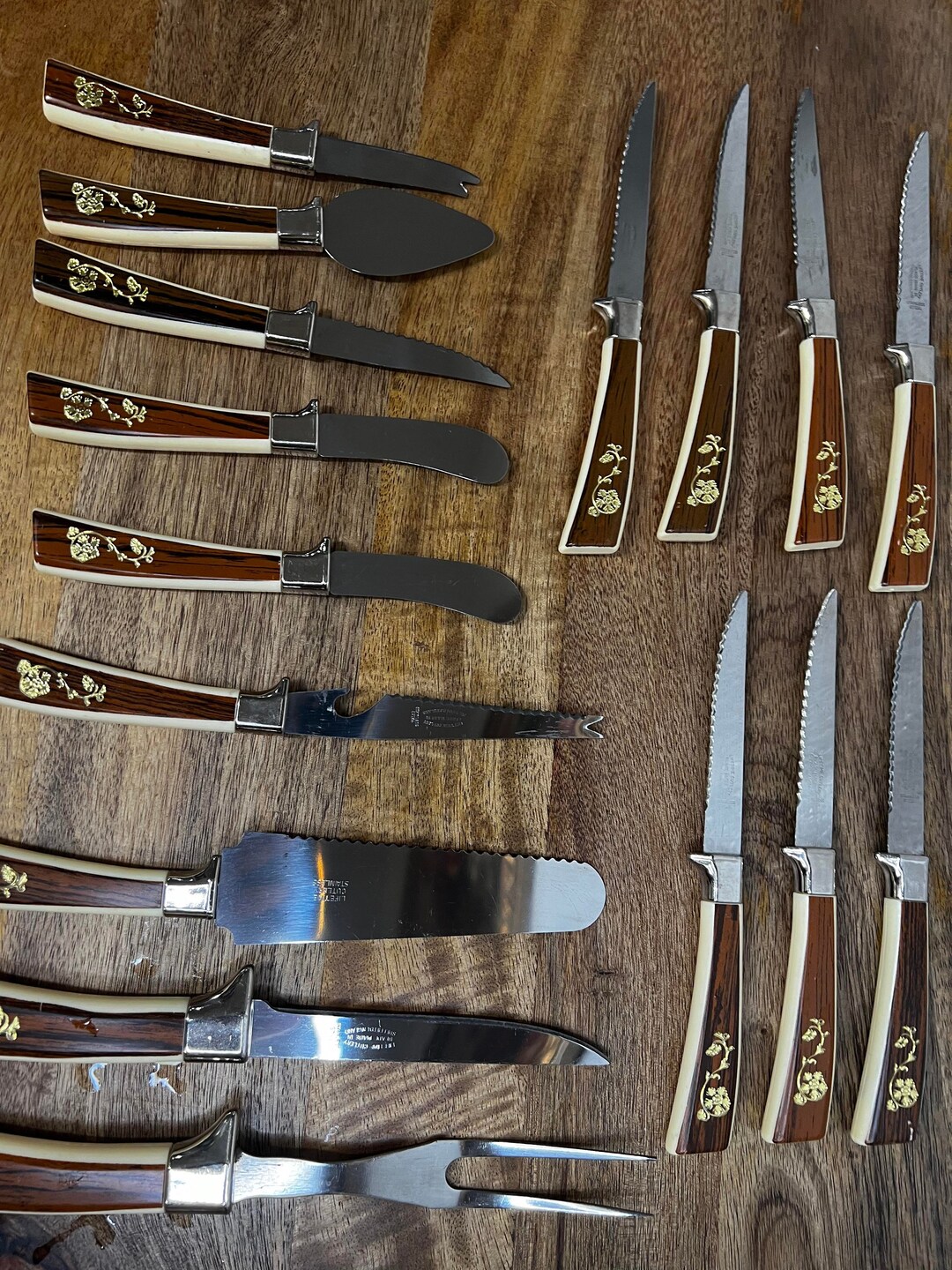 Lifetime Cutlery Sheffield England Stainless Steel Blades Set - Etsy