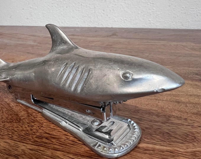 Vintage Jac Zagoory Shark Bite Stapler - Etsy