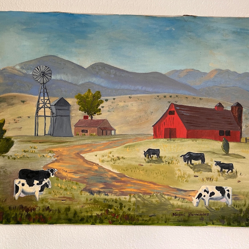 Farm Painting - Etsy