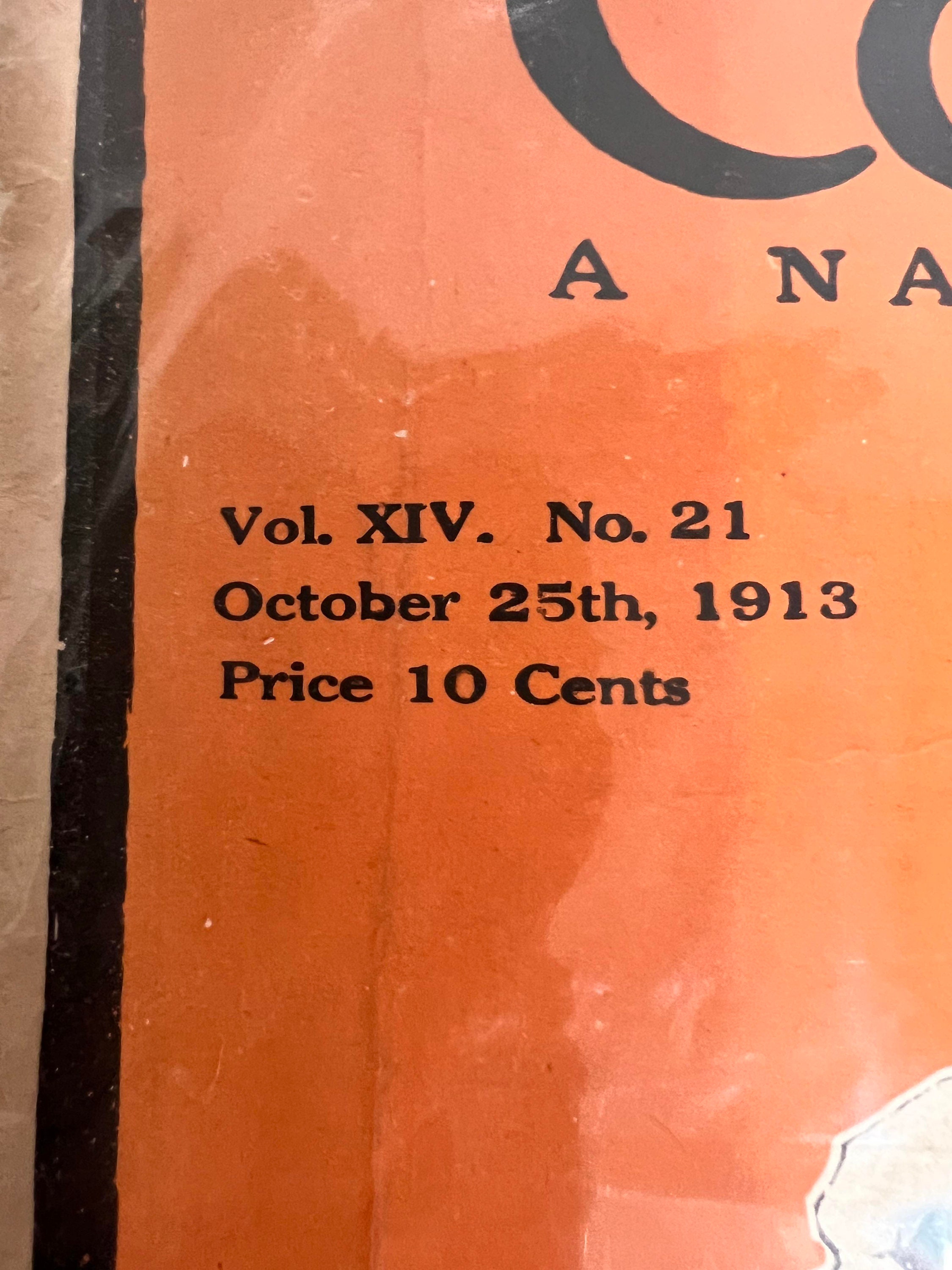The Canadian Courier. : Vol. XIV. No. 21 (october 25th, 1913) 052401 - Etsy