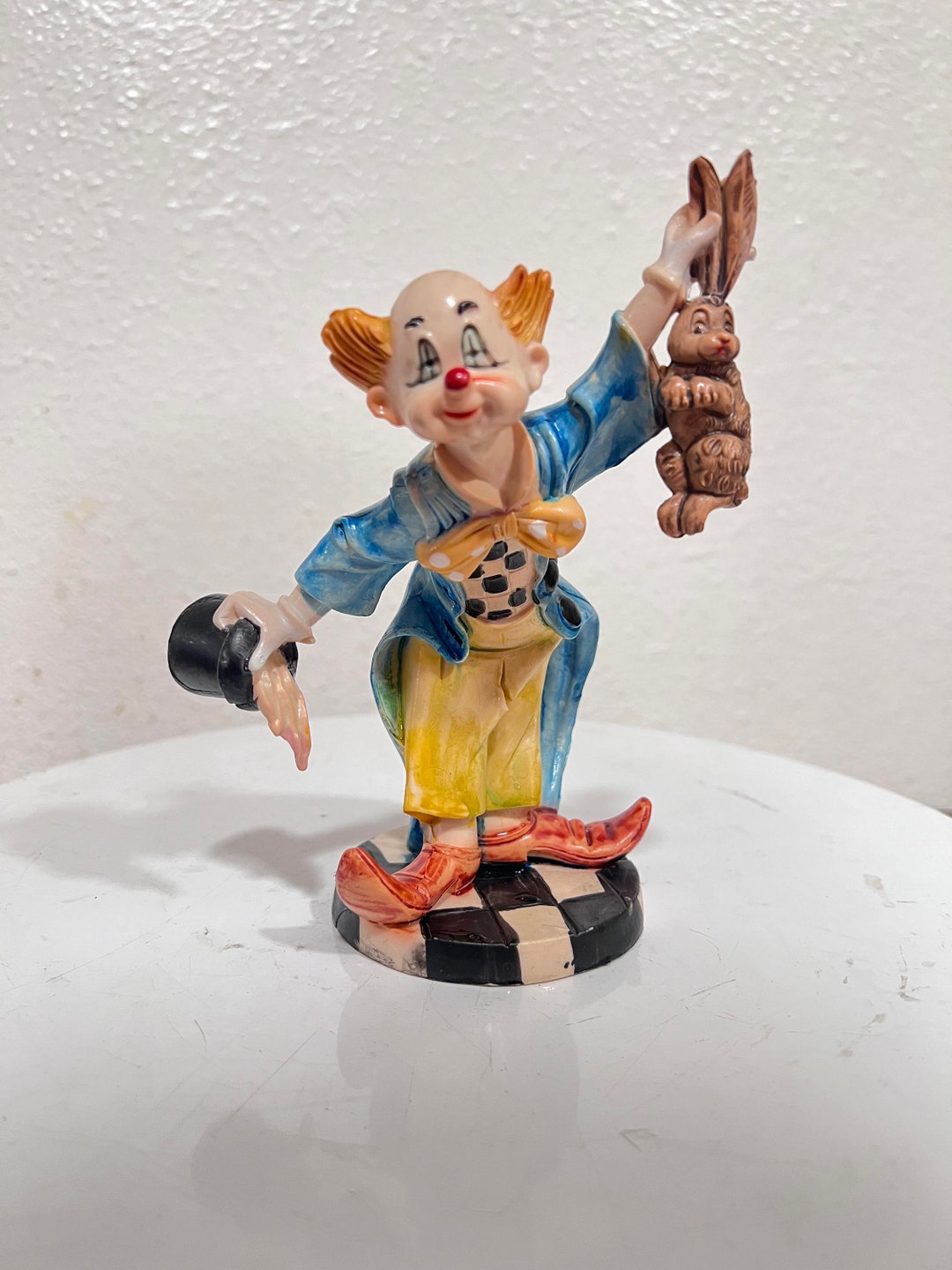Vintage Colorful Italian CLOWN Magician, Charles Serouja & Son Inc ...