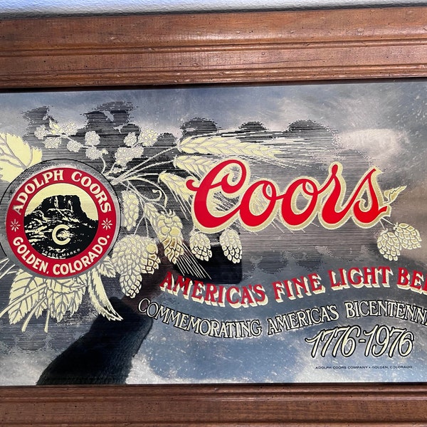 Coors Beer Mirror - Etsy