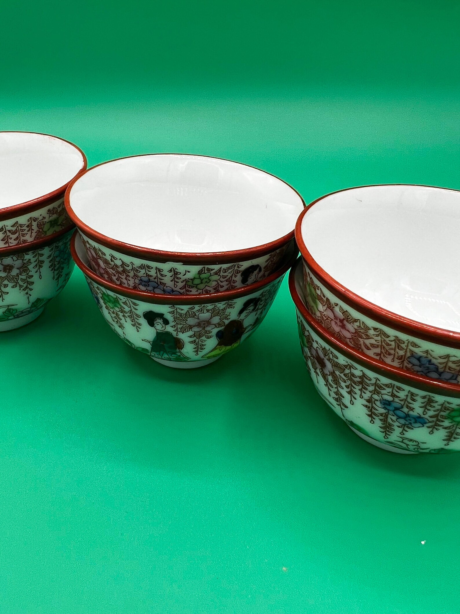 Set of 6 Porcelain Tea Cup or Soy Sous Small Bowl - Etsy