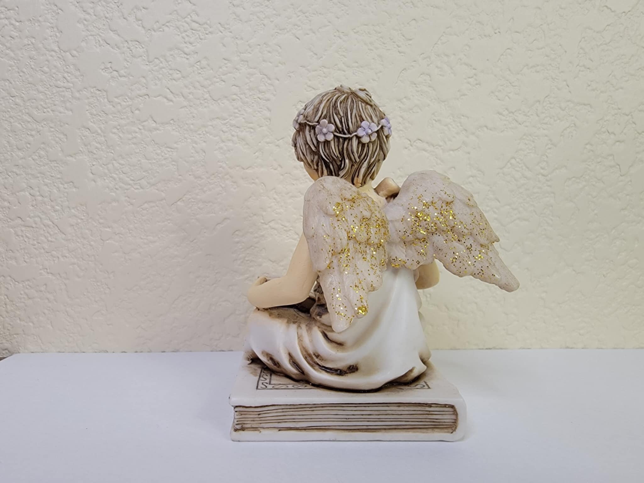 Little Children Angel Reading Book, Vintage Cherub 4'' - Etsy