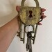 Skeleton Keys on Metal Key Holder.set of Vintage Decorative - Etsy
