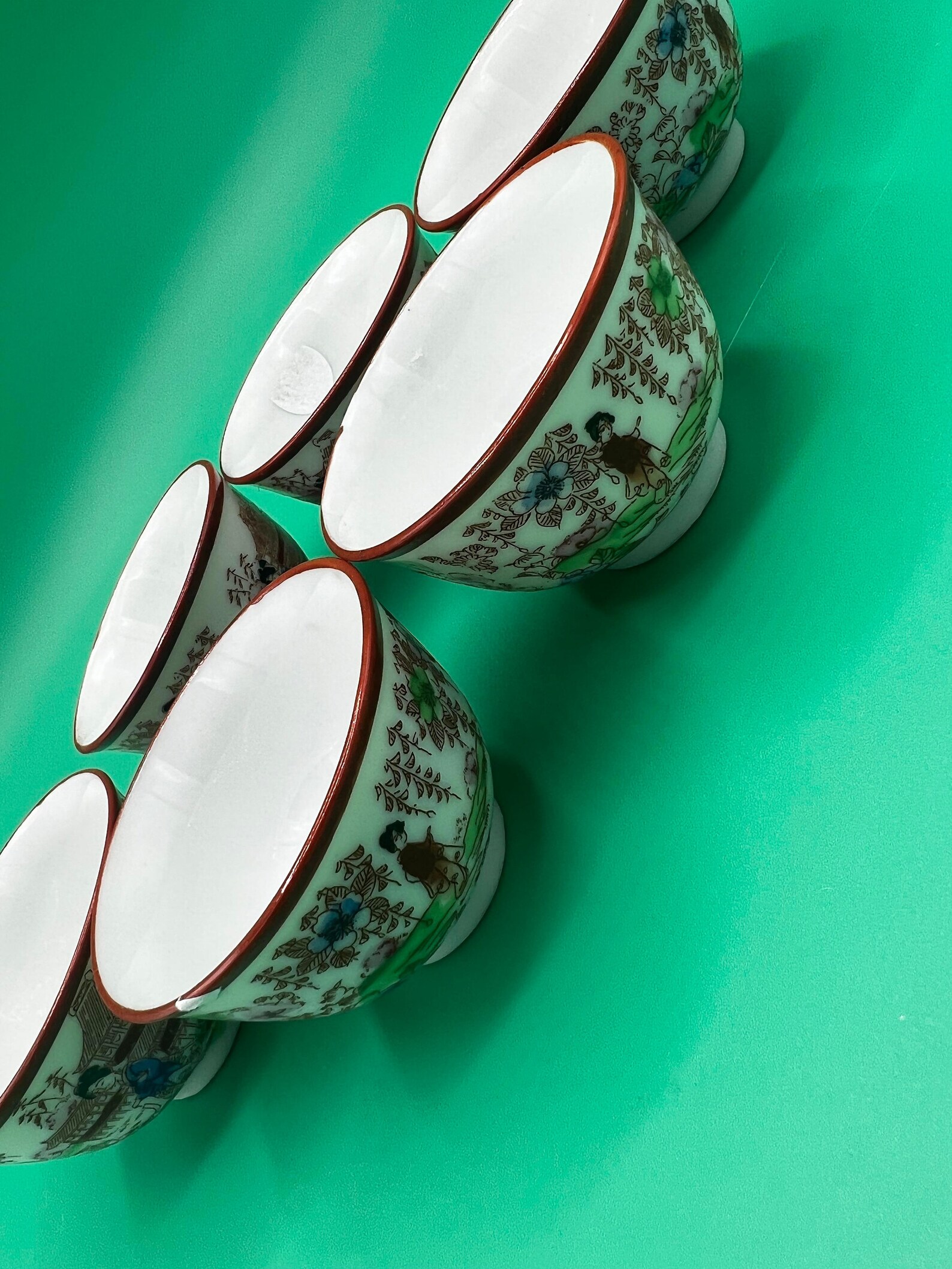 Set of 6 Porcelain Tea Cup or Soy Sous Small Bowl - Etsy