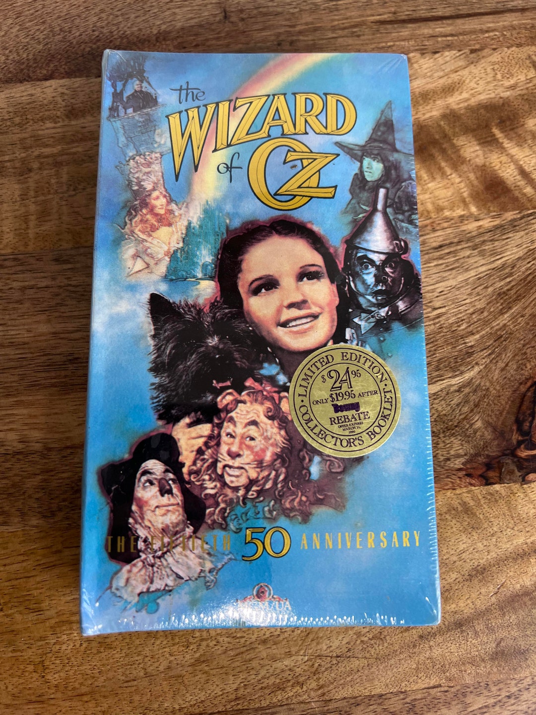 The Wizard of Oz - 1939 ,sealed VHS - 50th Anniversary W/limited ...
