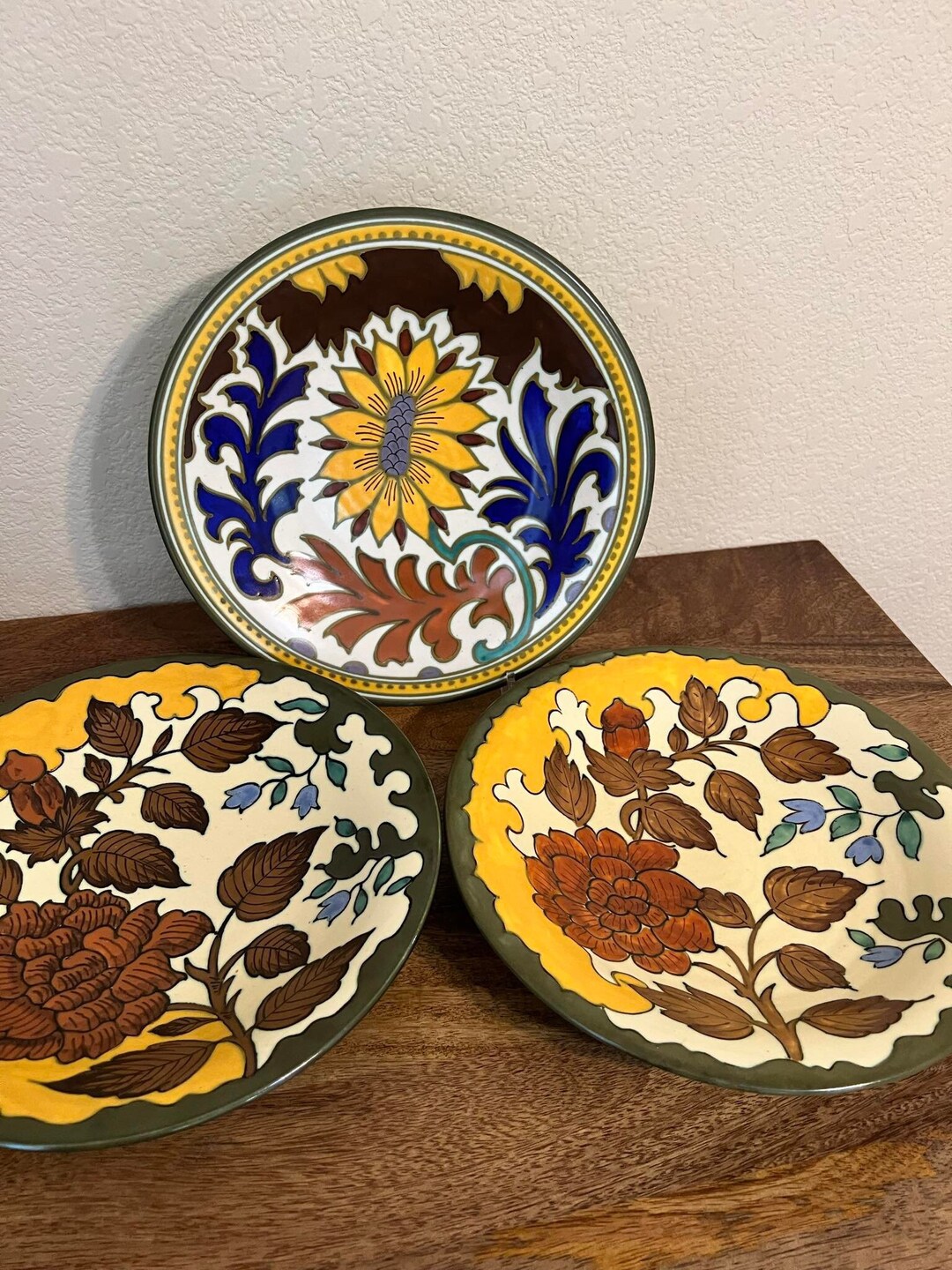 Royal Gouda Zuid Holland Hand Crafted Pottery Art Nouveau Decorative ...