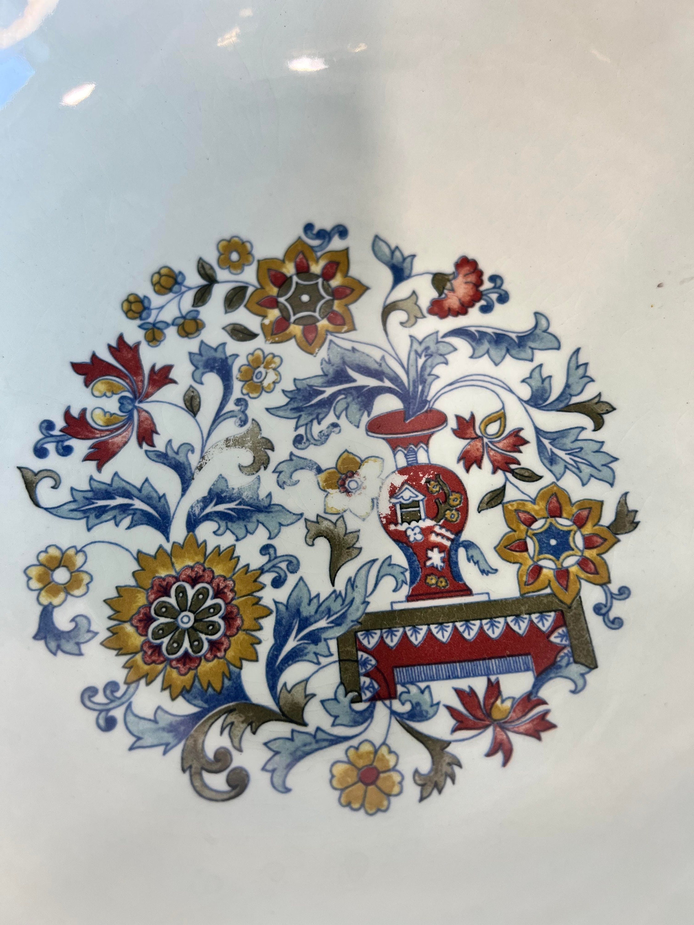 Adams Calyx Ware English Ironstone Large Bowl , England A140823 - Etsy