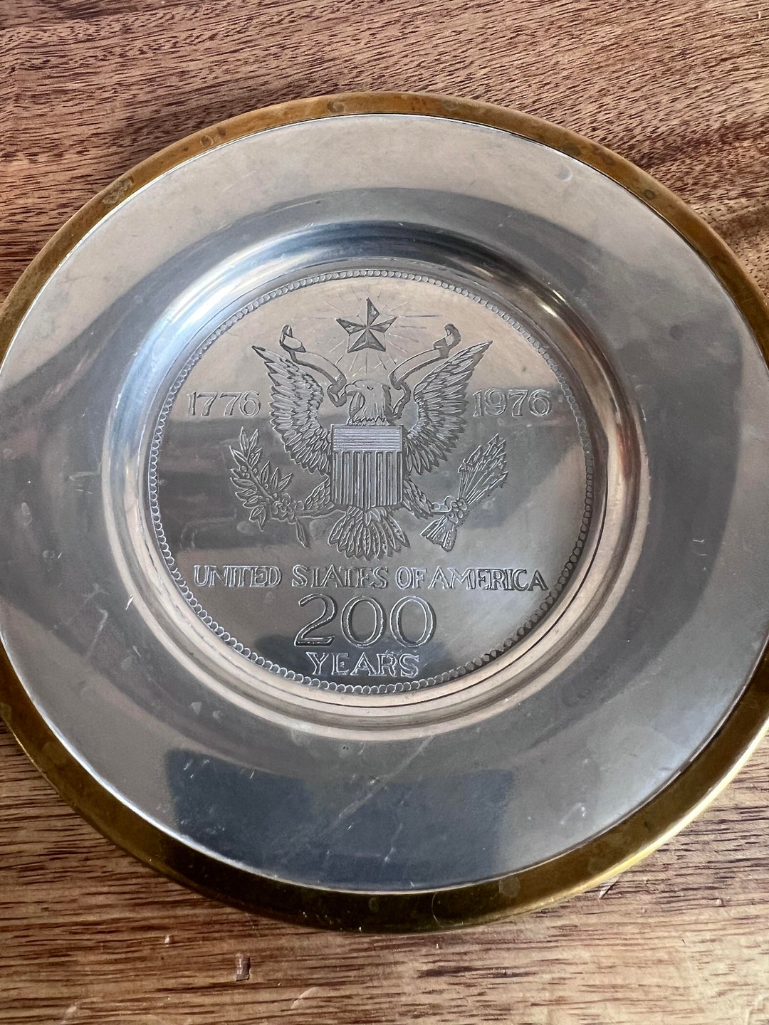 Vintage Decorative United States of AMERICA 6'' Plate - 1776-1976 - Etsy