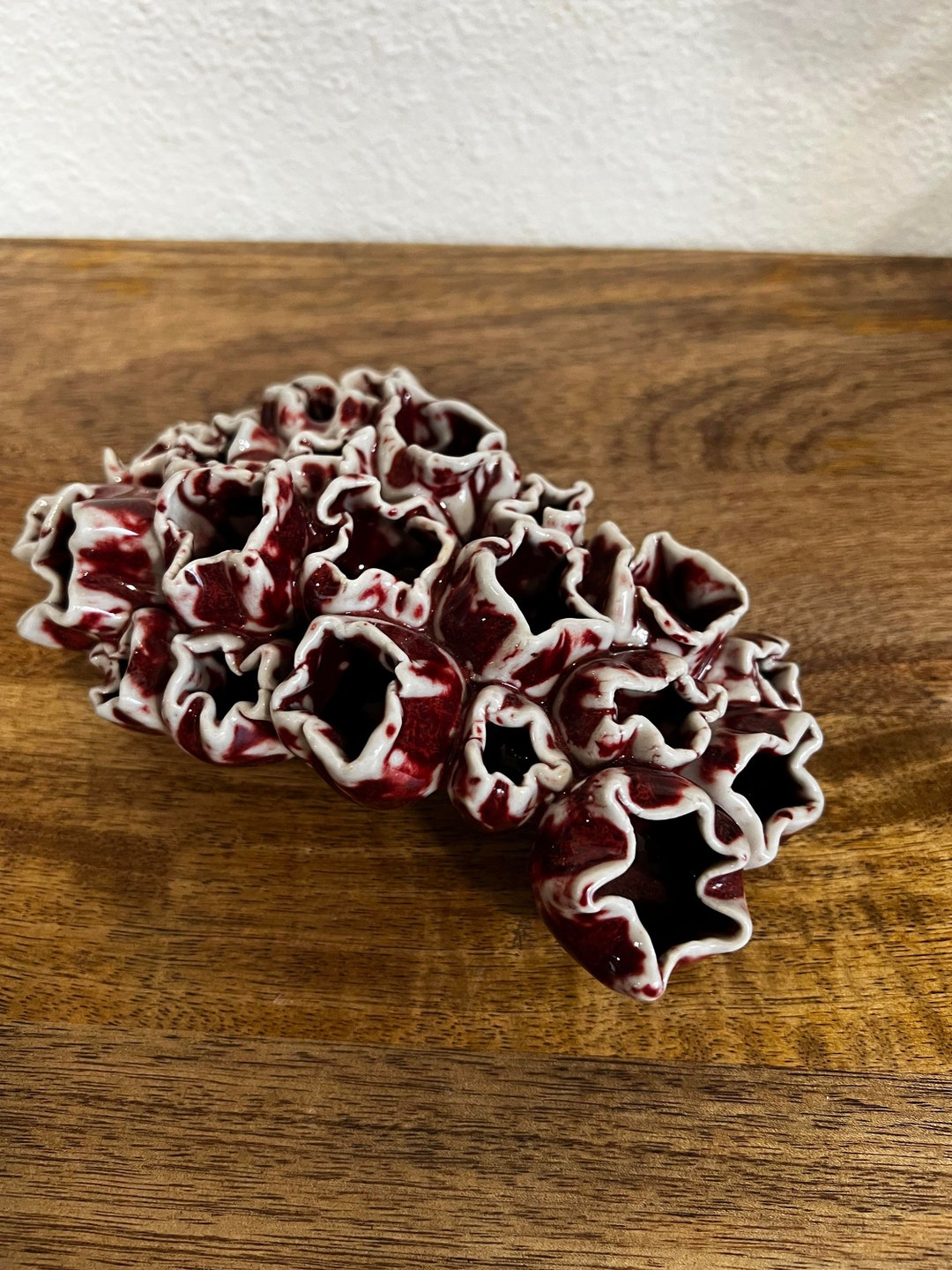 Decorative Celadon Hand Made Barnacle Vase, Art Pottery A9 0823 - Etsy