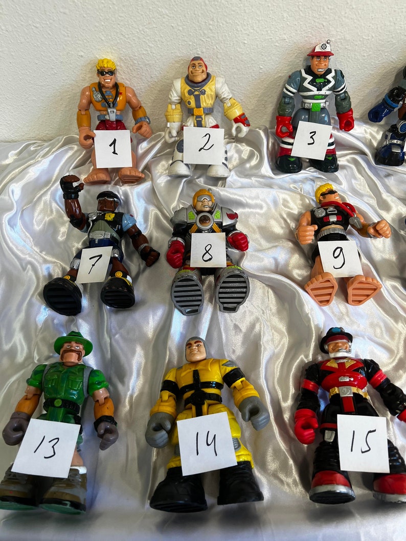 Vintage Mattel Fisher Price Rescue Heroes Action Figures You - Etsy