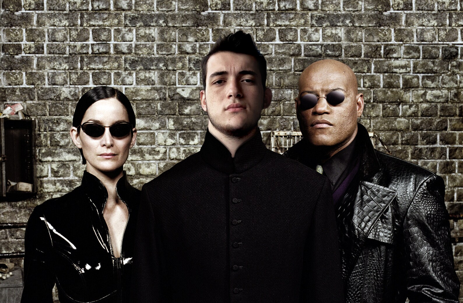 Matrix Custom Matrix Portrait Neo Portrait Canvas Print | Etsy