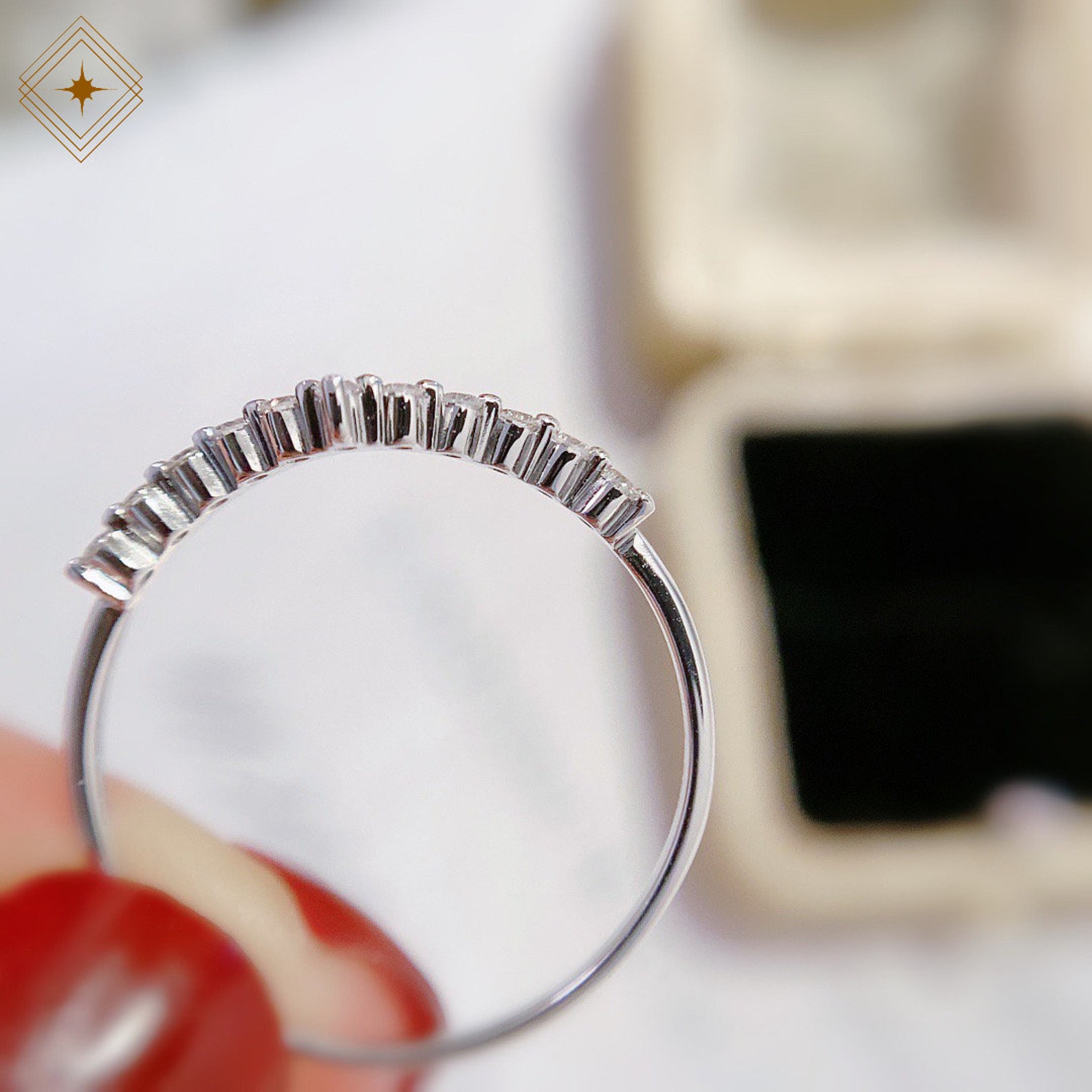 Chevron V Shape Diamond Wedding Band 14k 18k Gold Diamond - Etsy