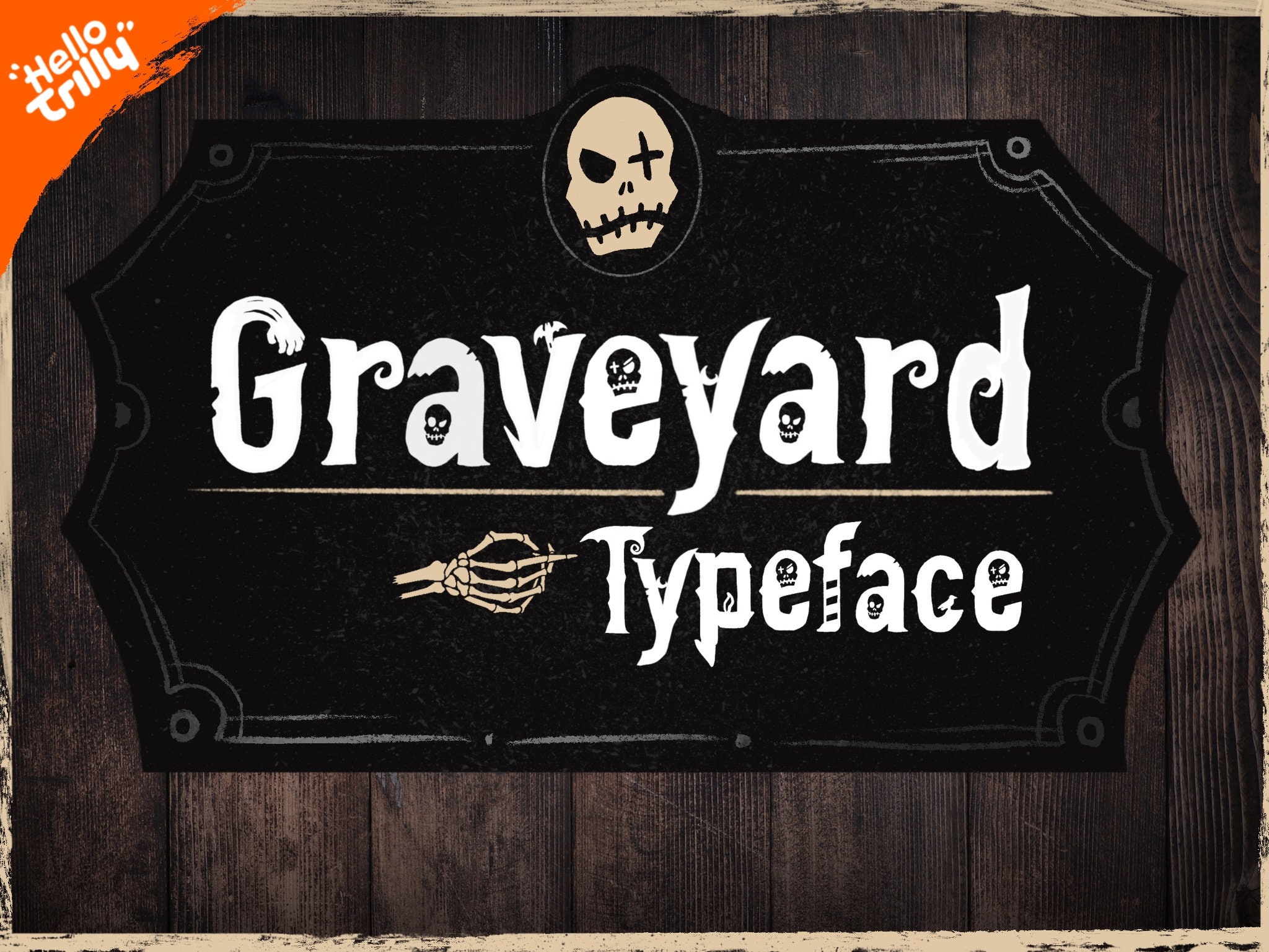 New Font Called: Graveyard - Etsy