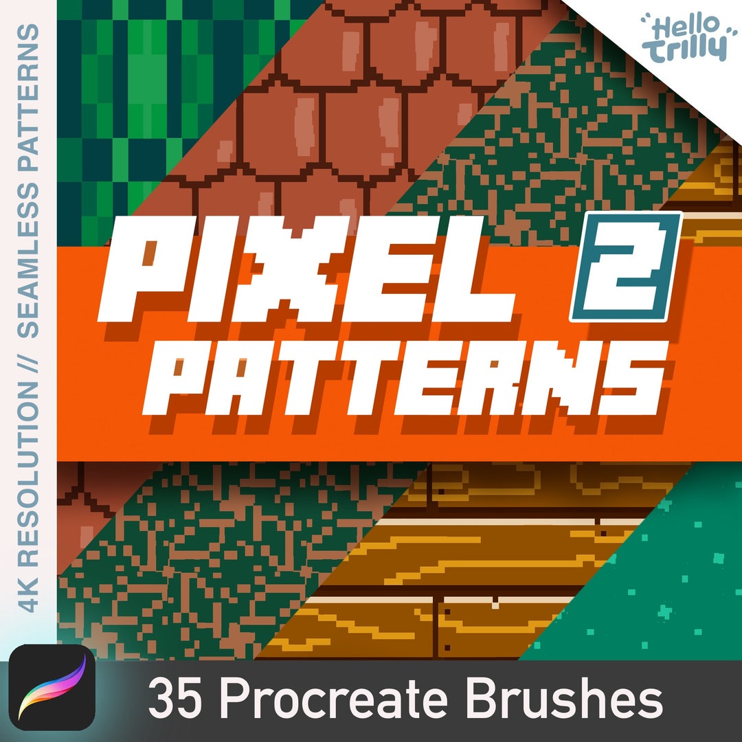 35 Pixel Patterns pack 2 - Etsy