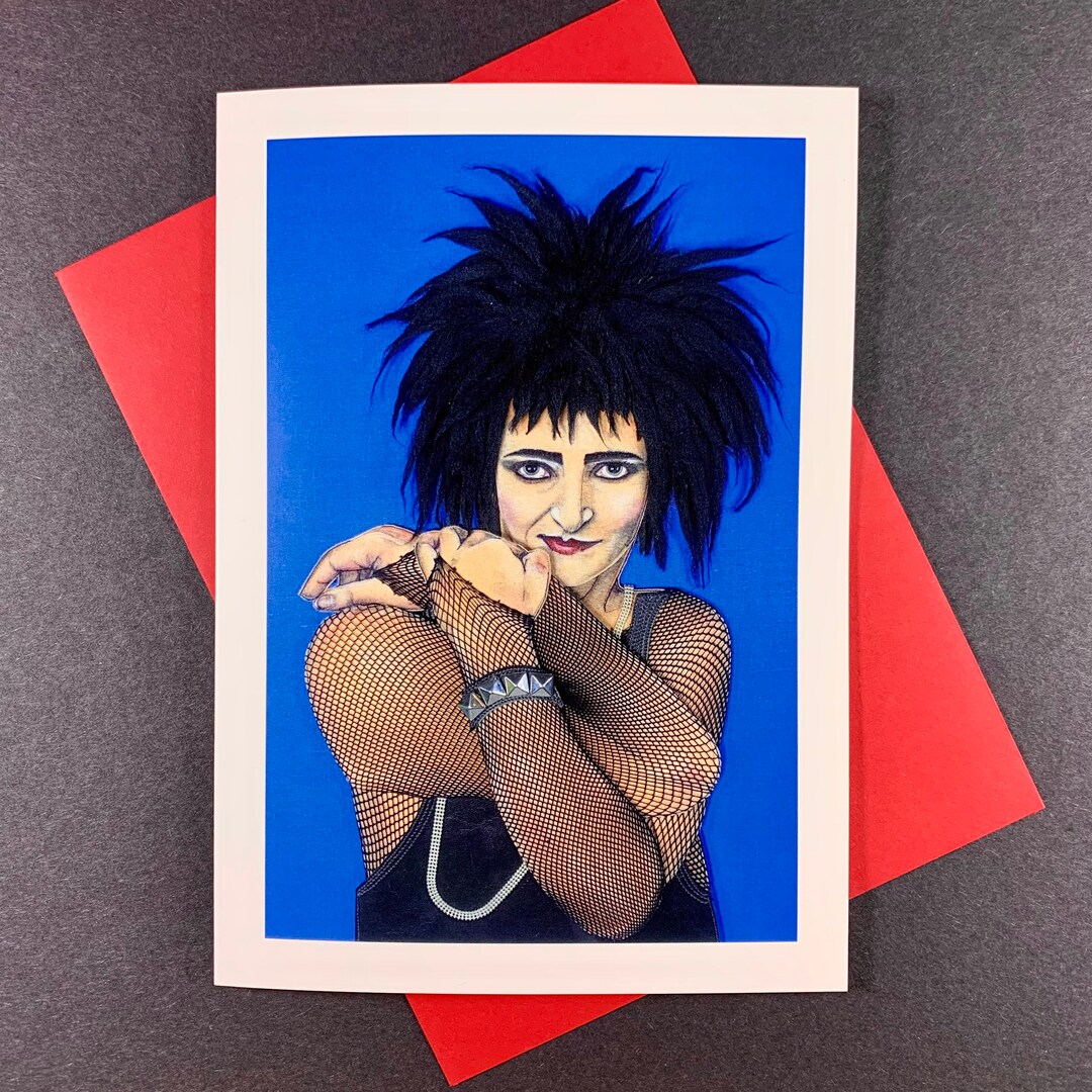 Siouxsie Sioux Greetings Card - Etsy
