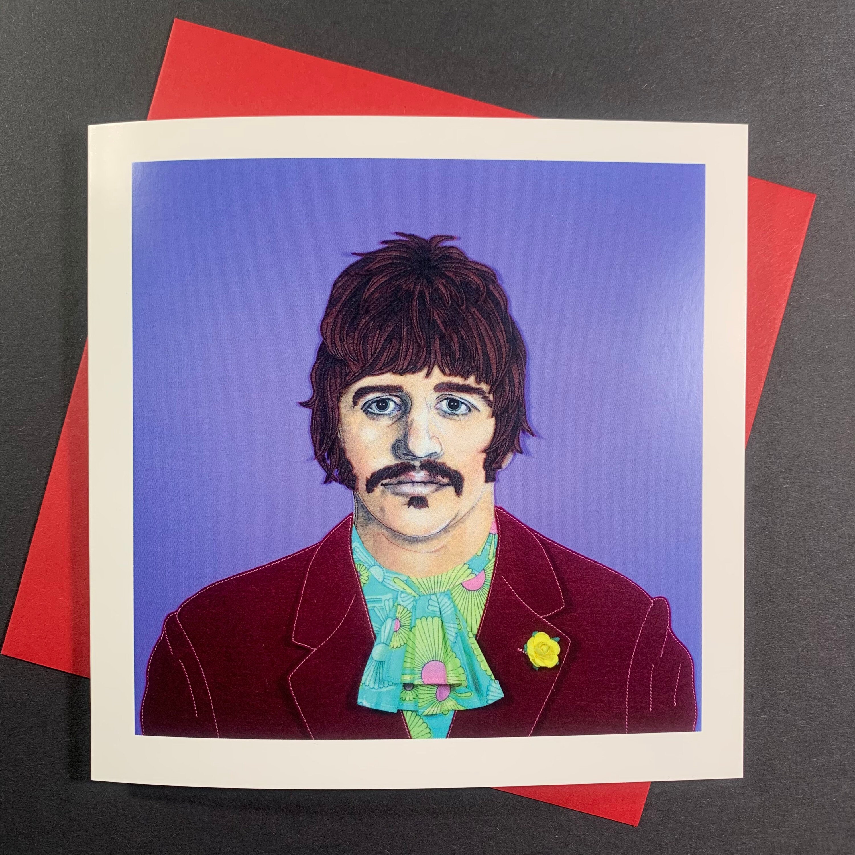 Ringo Starr Greeting Card - Etsy