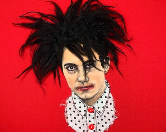Robert Smith, the Cure, Limited Edition Print, Hand Enhanced ...