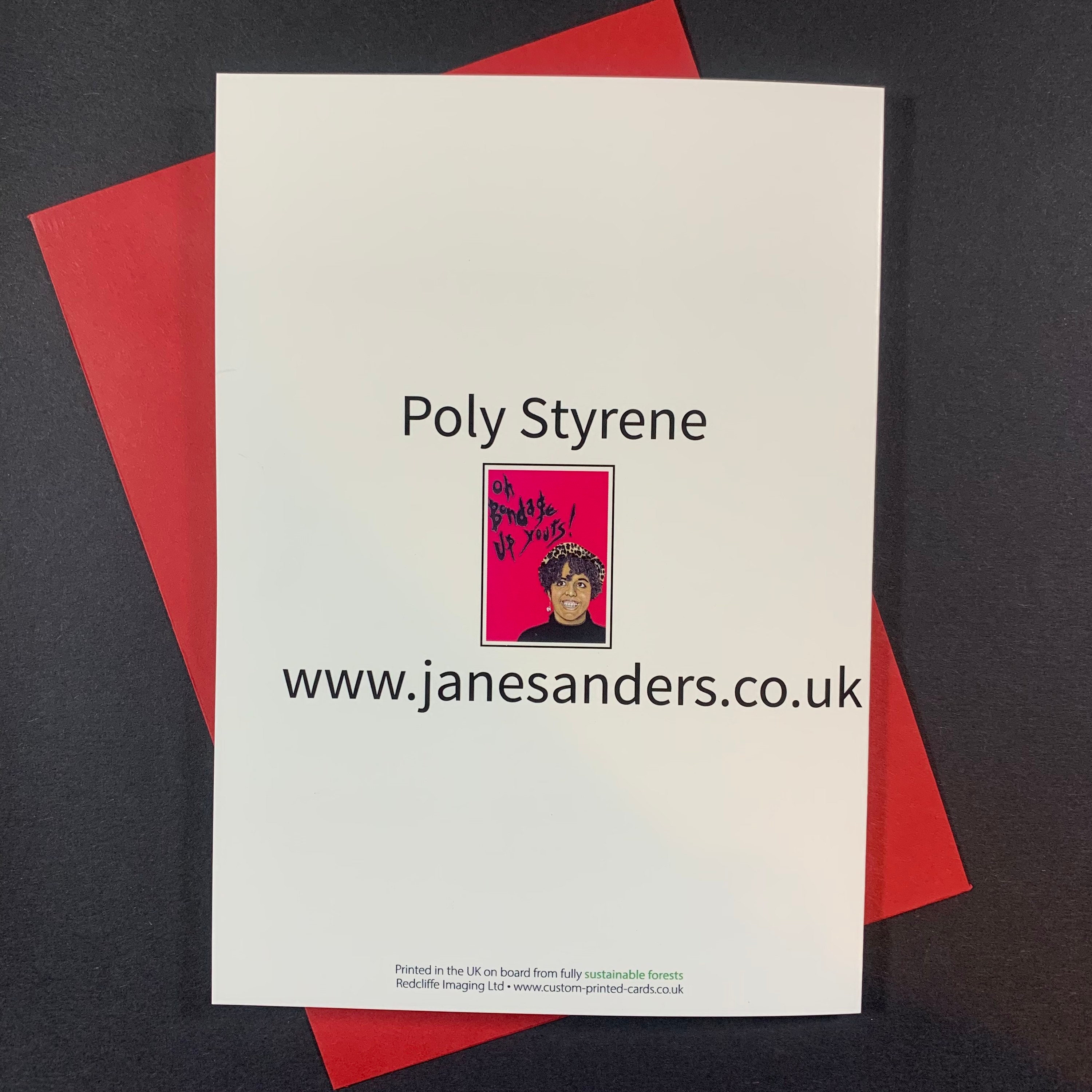 Poly Styrene Greetings Card - Etsy