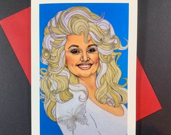 Dolly Parton Card | Etsy UK