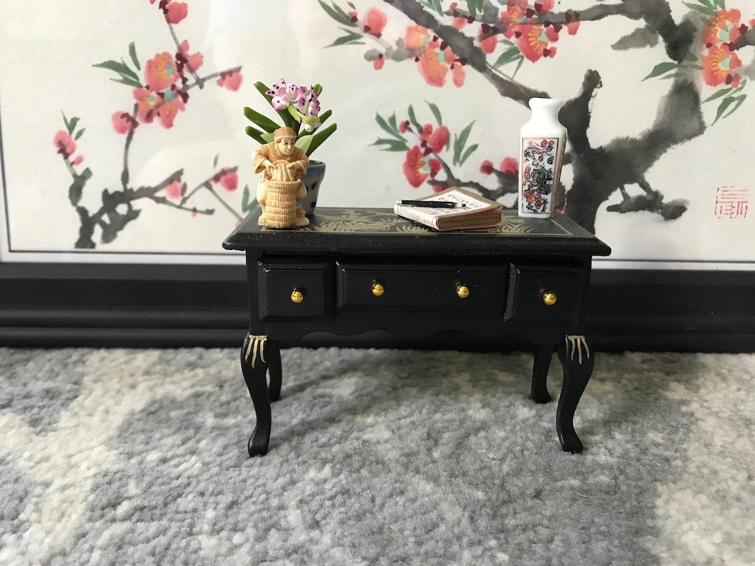 Miniature Asian Inspired Console Table - Etsy
