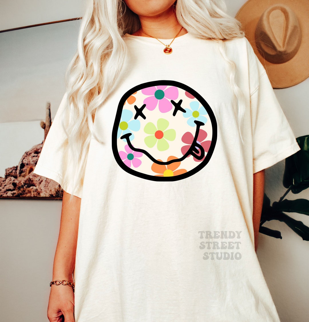 Screen Print Transfer Sublimation Band Smiley Face Trendy - Etsy