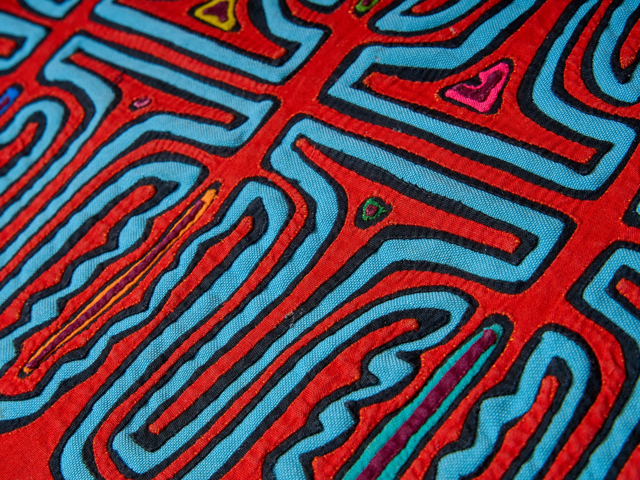 Handmade Kuna Mola Art - Authentic and Unique Home Decor Piece - Etsy