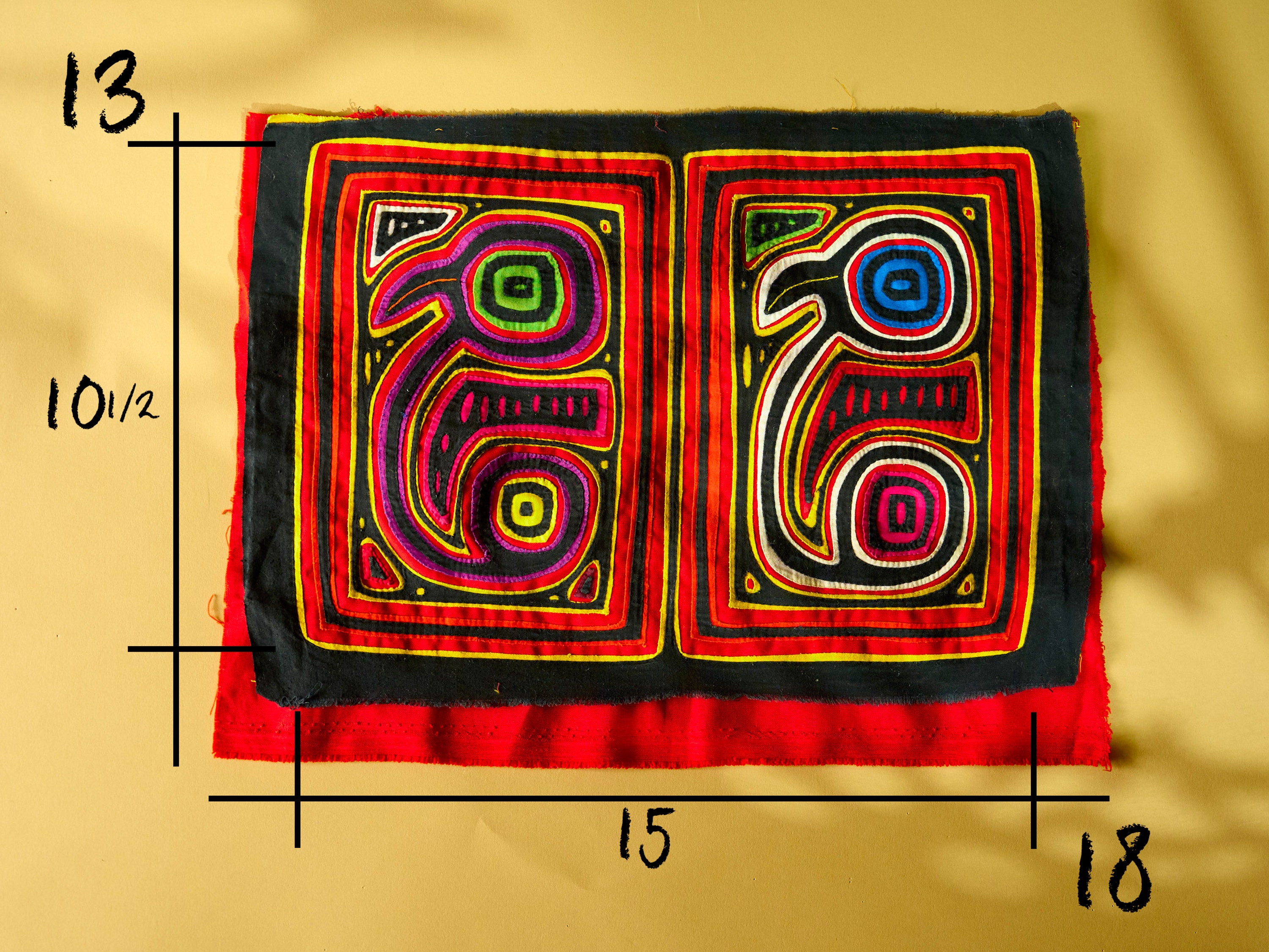 Handmade Kuna Mola Art - Authentic and Unique Home Decor Piece24 - Etsy