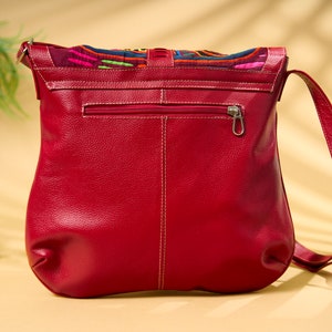 Messenger Bag Handmade With Vibrant Color Molas -artisan Fair Trade ...
