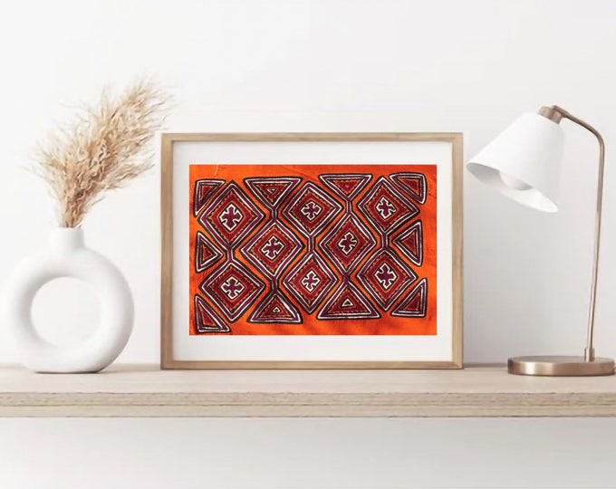 Handmade Kuna Mola Art - Authentic and Unique Home Decor Piece47 - Etsy
