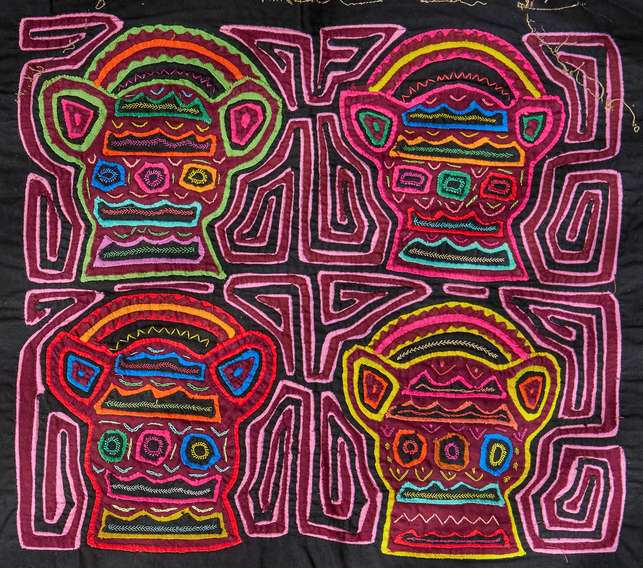 Handmade Kuna Mola Art Authentic and Unique Home Decor Piece - Etsy