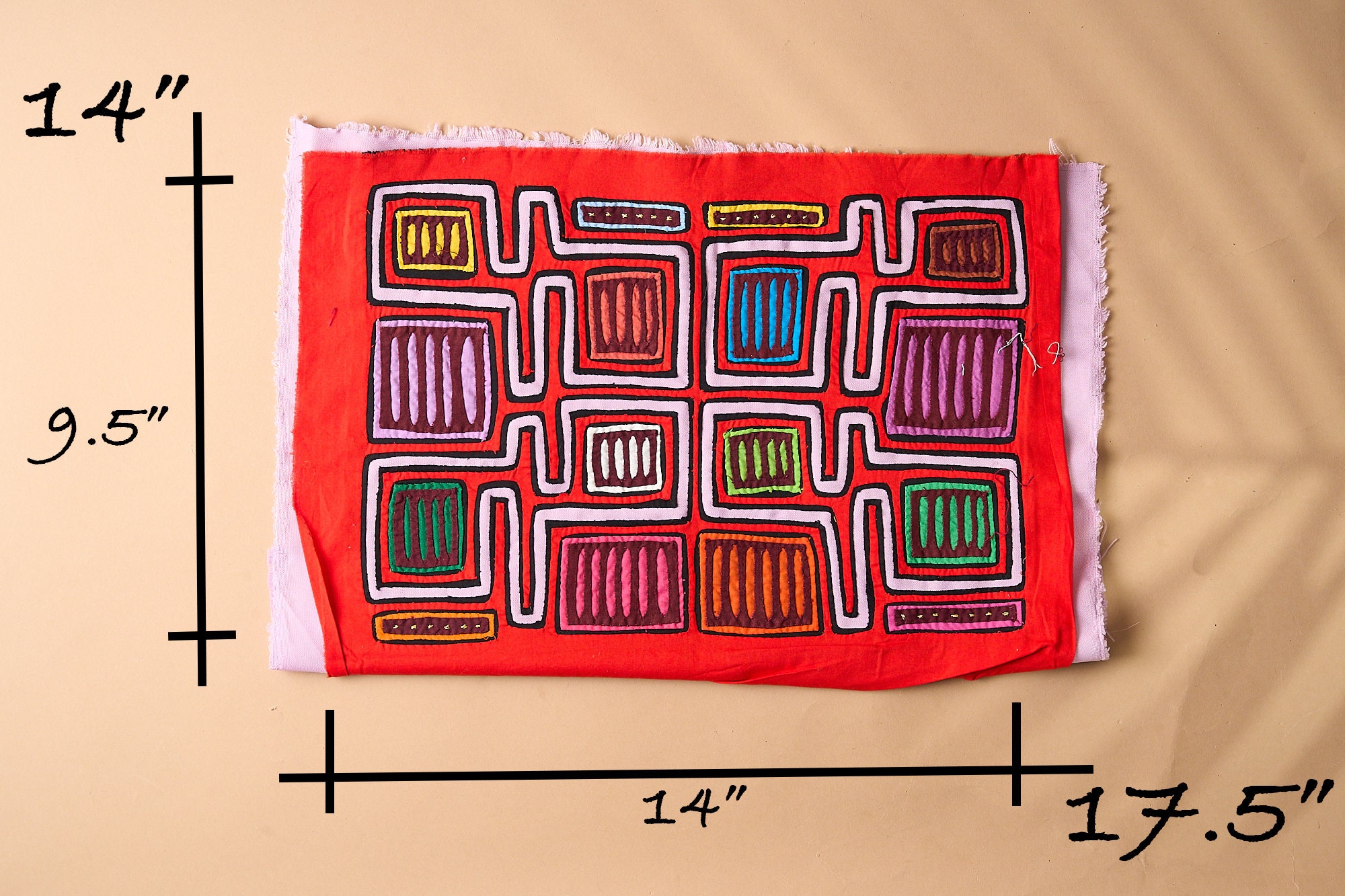 Handmade Kuna Mola Art Authentic and Unique Home Decor Piece - Etsy