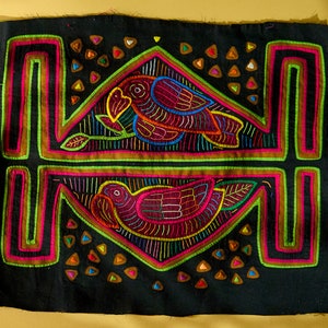Handmade Kuna Mola Art Authentic and Unique Home Decor Piece29 - Etsy