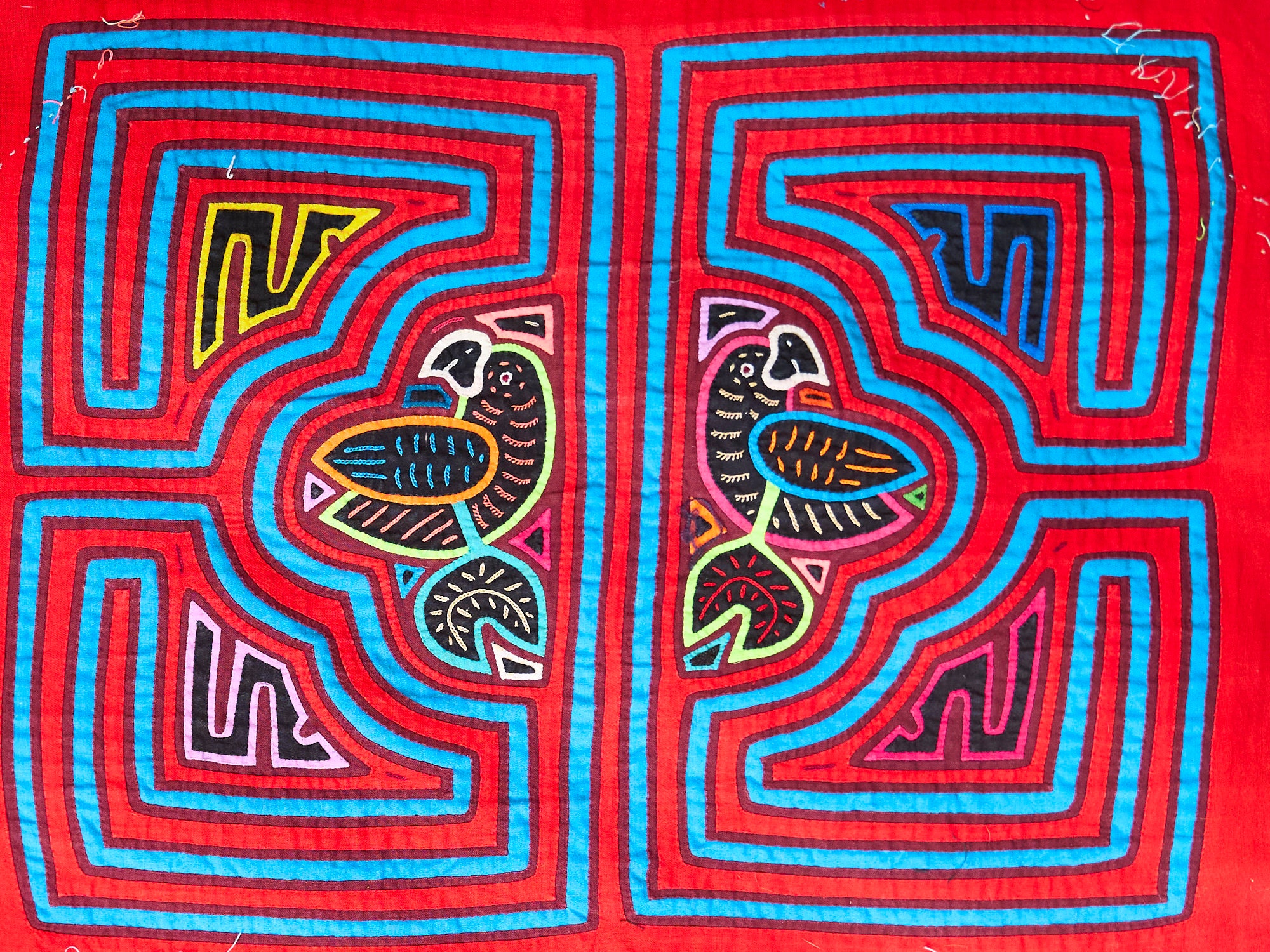 Handmade Kuna Mola Art Authentic and Unique Home Decor Piece - Etsy