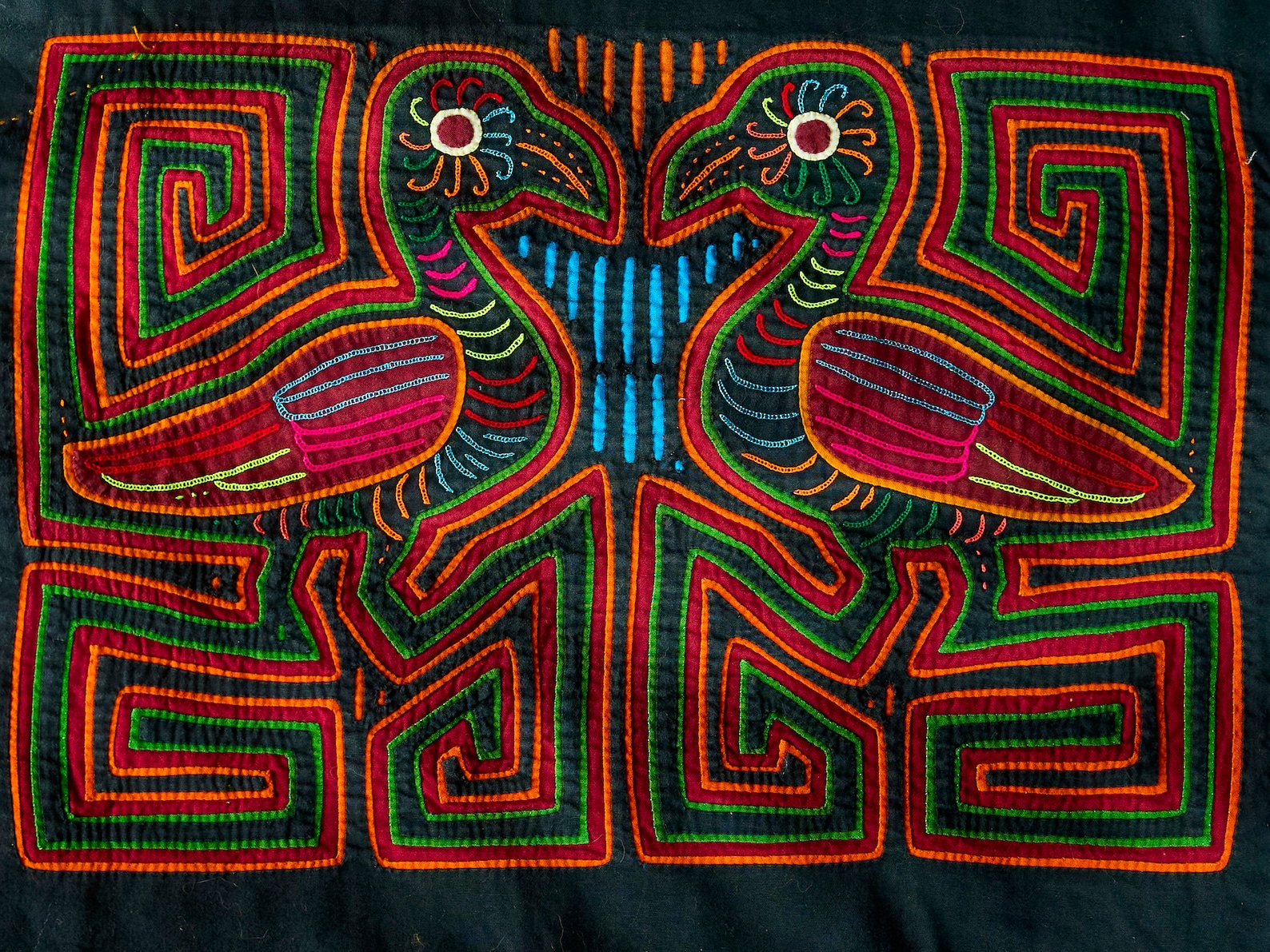 Handmade Kuna Mola Art Authentic and Unique Home Decor Piece41 - Etsy